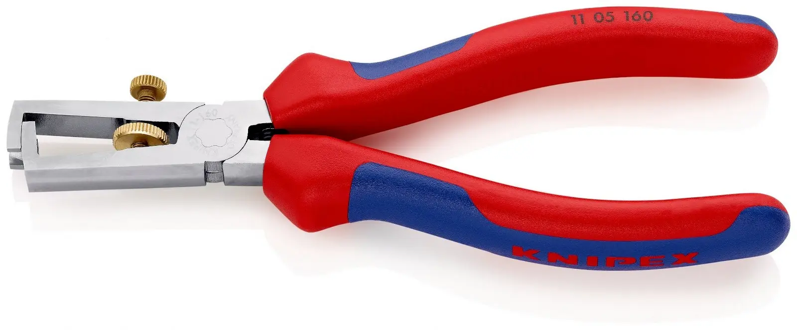 KNIPEX Klešta za skidanje izolacije 160mm 11 05 160 crvena