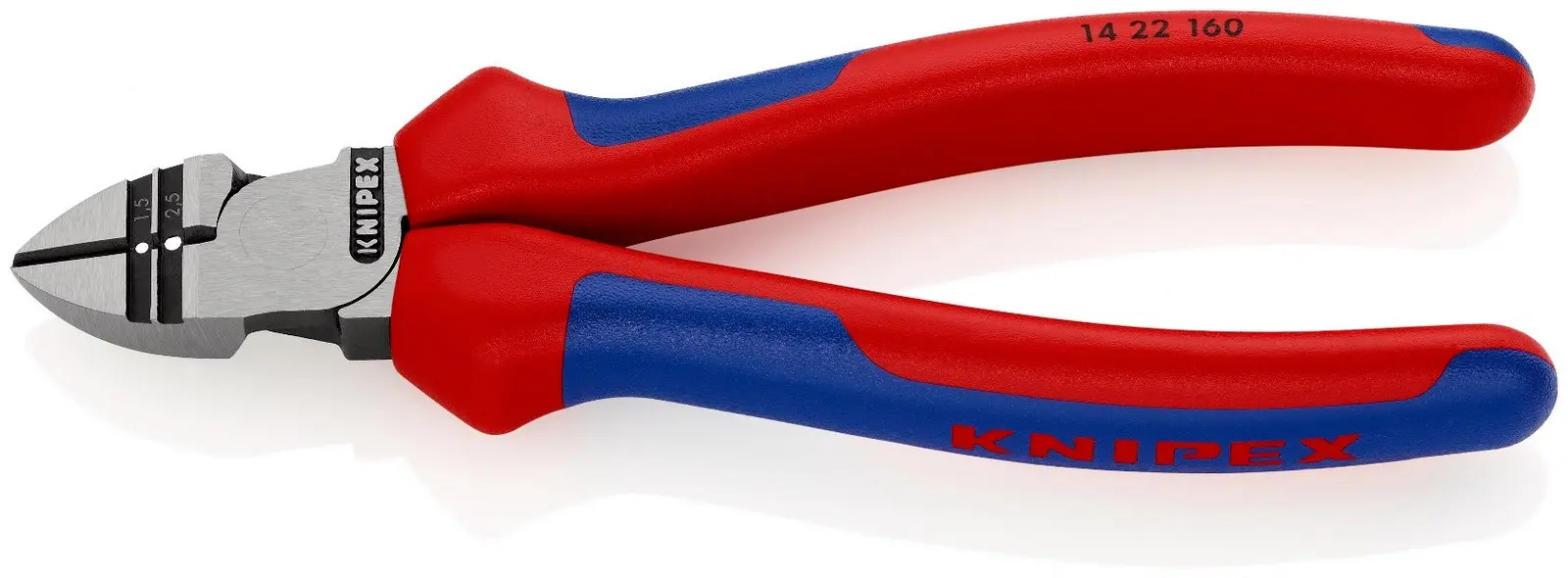 KNIPEX Klešta za skidanje izolacije sa bočnim sečenjem 160mm 14 22 160 crvena