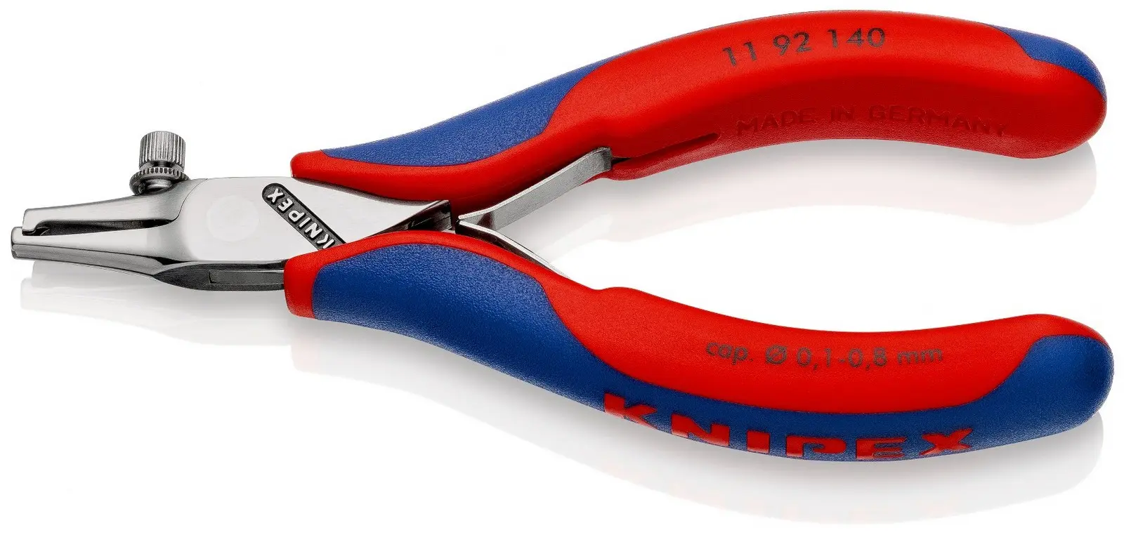 KNIPEX Klešta za skidanje izolacije za elektroniku 140mm 11 92 140 crvena