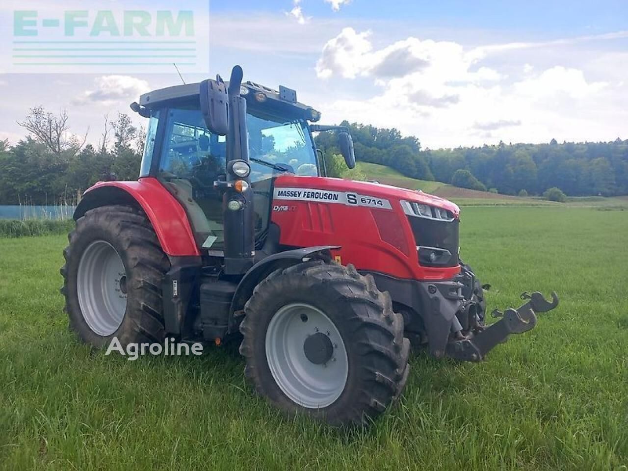Massey Ferguson mf 6714 s dyna-vt traktor točkaš