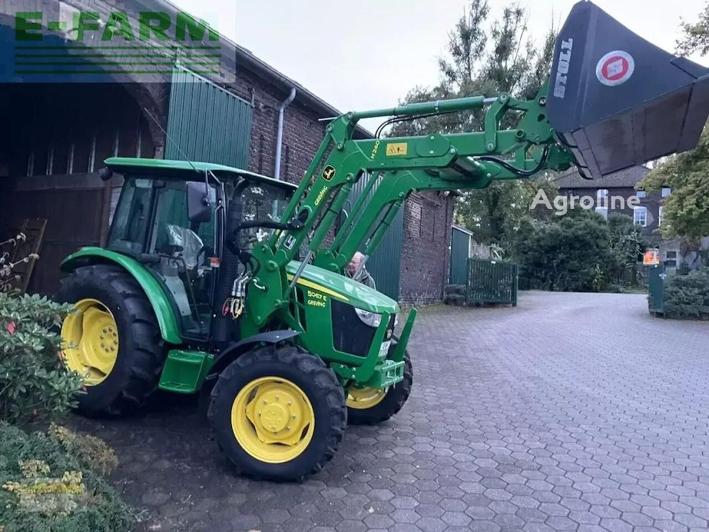 John Deere 5067e inkl. h240 frontlader *kundenauftrag* traktor točkaš
