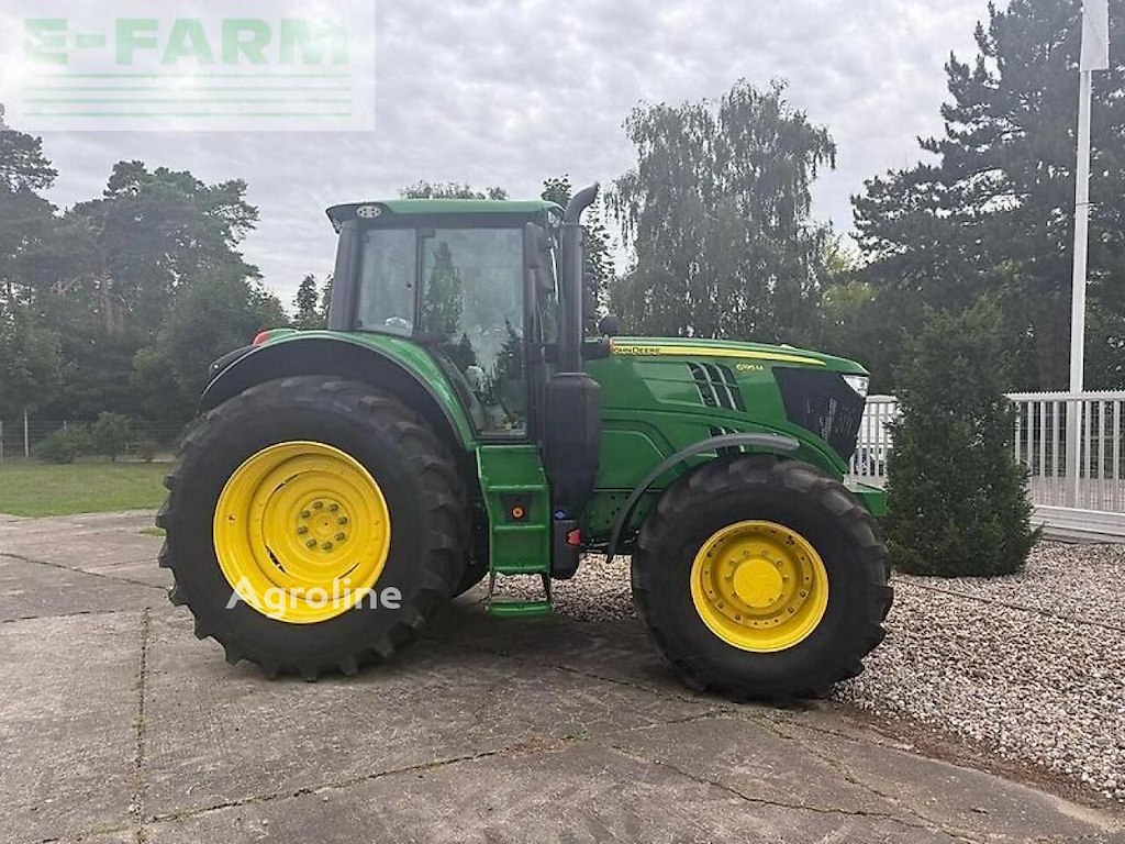 John Deere traktor 6195m mit kabine traktor točkaš