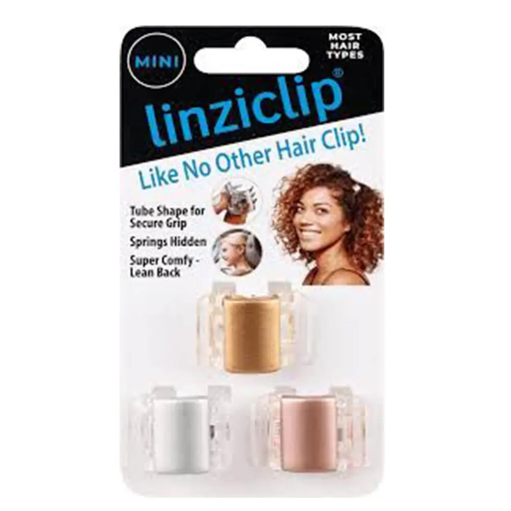 Linziclip Set mini šnala, Biserni miks