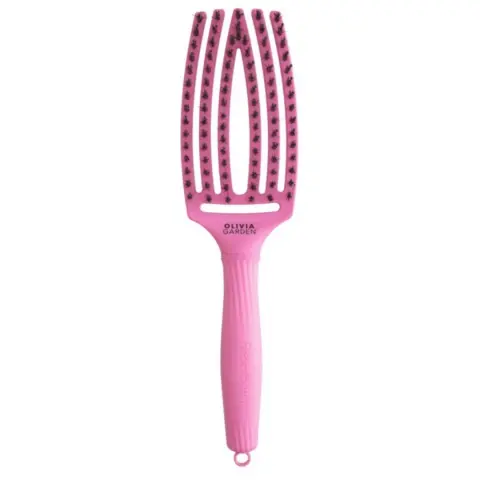 Olivia Garden Četka za raščešljavanje kose Fingerbrush Bubble M, Roze