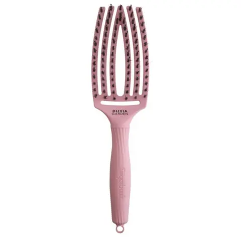 Olivia Garden Četka za raščešljavanje kose Fingerbrush Soft M, Prljavoroze