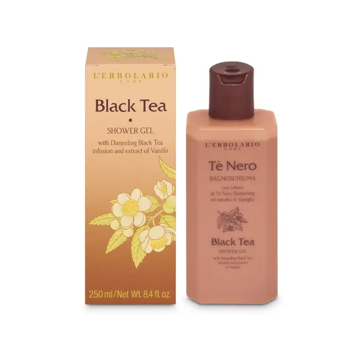 Lerbolario Gel za tuširanje Black Tea, 250ml