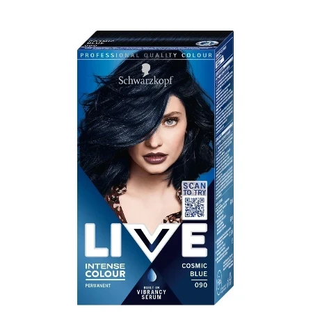 Schwarzkopf Farba za kosu 090 Live Color, Cosmic Blue