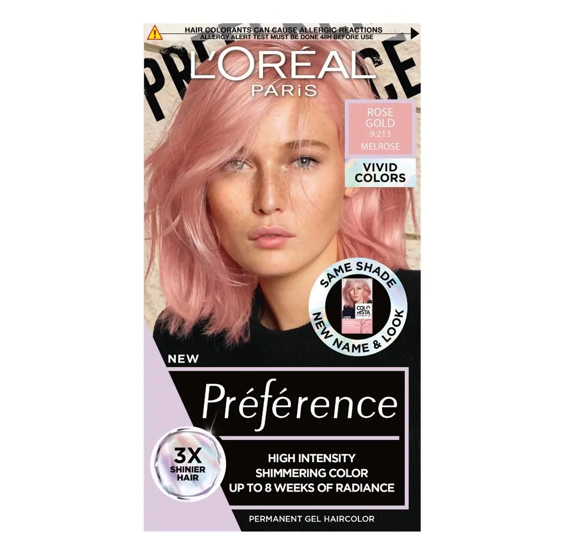 L'oreal Preference Vivids 9.213 Rose Gold boja za kosu