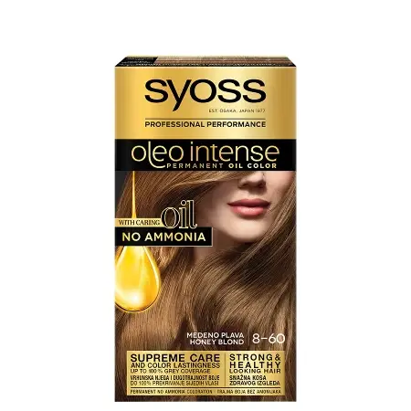 Syoss Farba za kosu 8-60 Oleo Color, Medeno plava