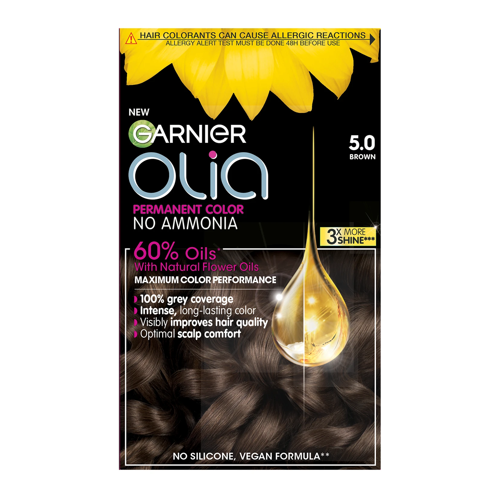 GARNIER Olia Boja za kosu 5.0 Smeđa