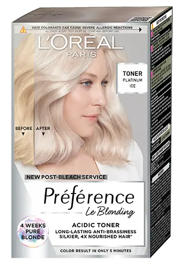 L'oreal Preference Acidni toner nakon posvetljivanja, 01 ledeno platinasta