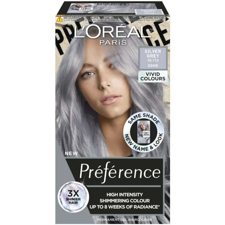 L'oreal Preference Vivids 10.112 Silver Grey boja za kosu