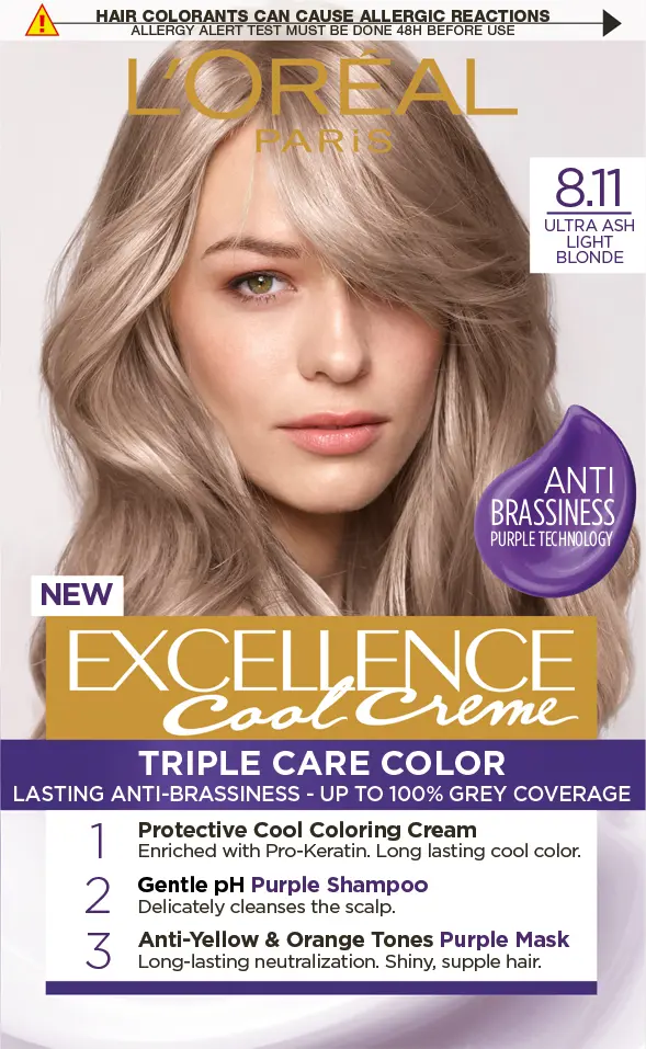 L'oreal Excellence Boja za kosu 8.11
