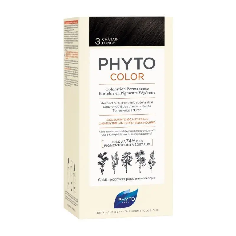 PHYTO COLOR Farba za kosu, Tamno braon