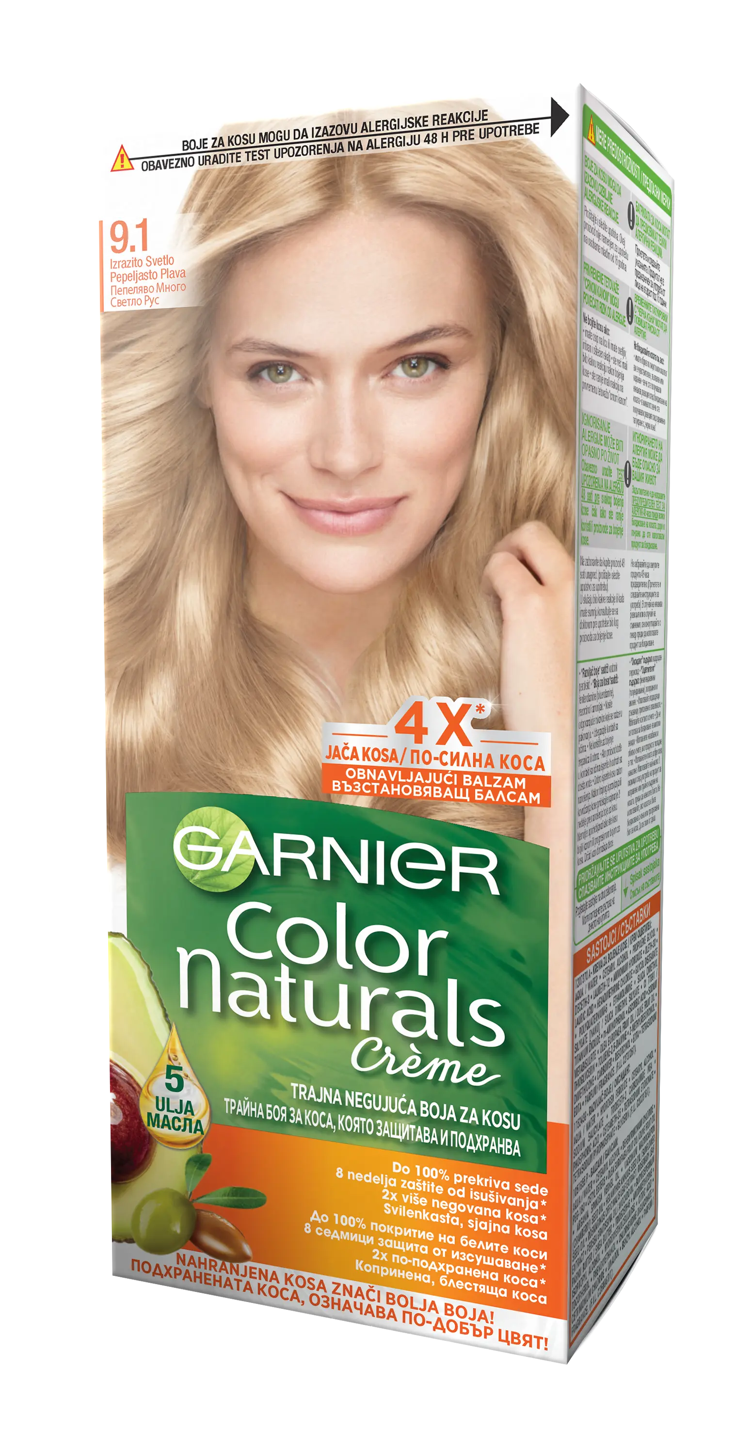 GARNIER Color Naturals Boja za kosu 9.1