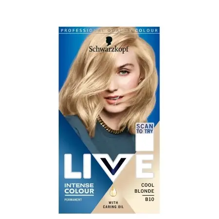 Schwarzkopf Farba za kosu B10 Live Color, Cool Blonde