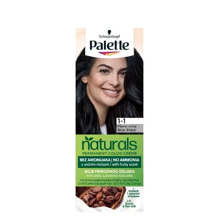 Schwarzkopf Farba za kosu 909 Palette Pnc, Plavičasto crna