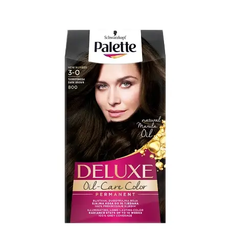 Schwarzkopf Farba za kosu 800 Palette Deluxe, Tamno smeđa