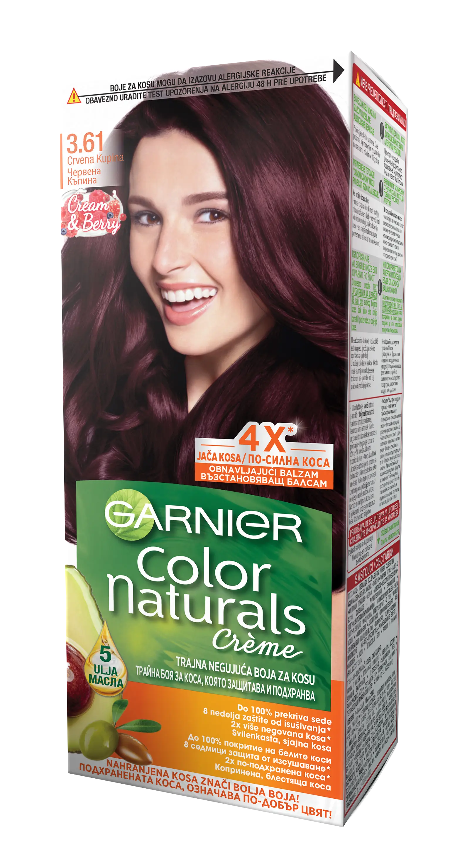 GARNIER Color Naturals Boja za kosu 3.61