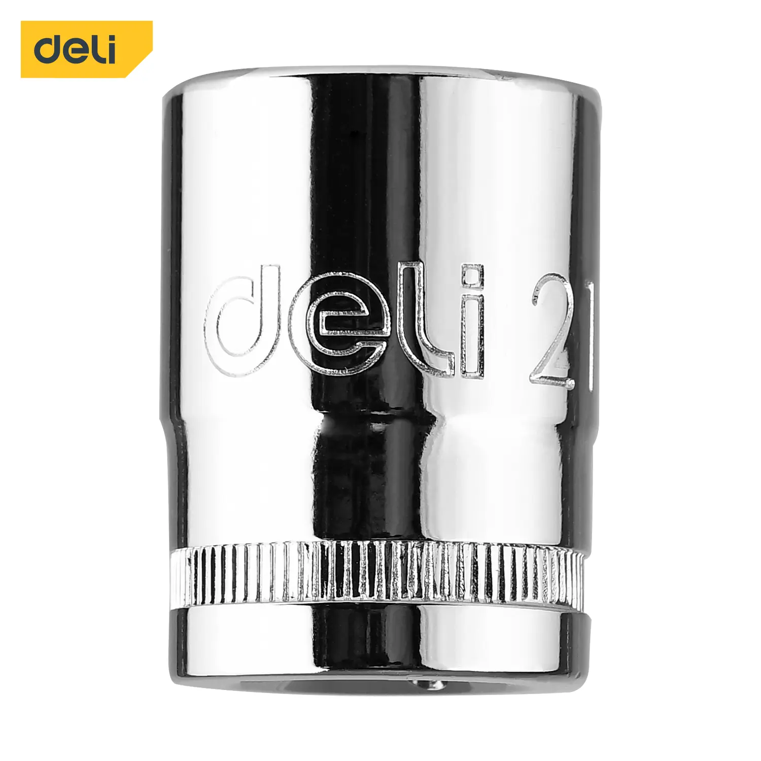 DELI Ključ nasadni 1/2" kratki 21mm
