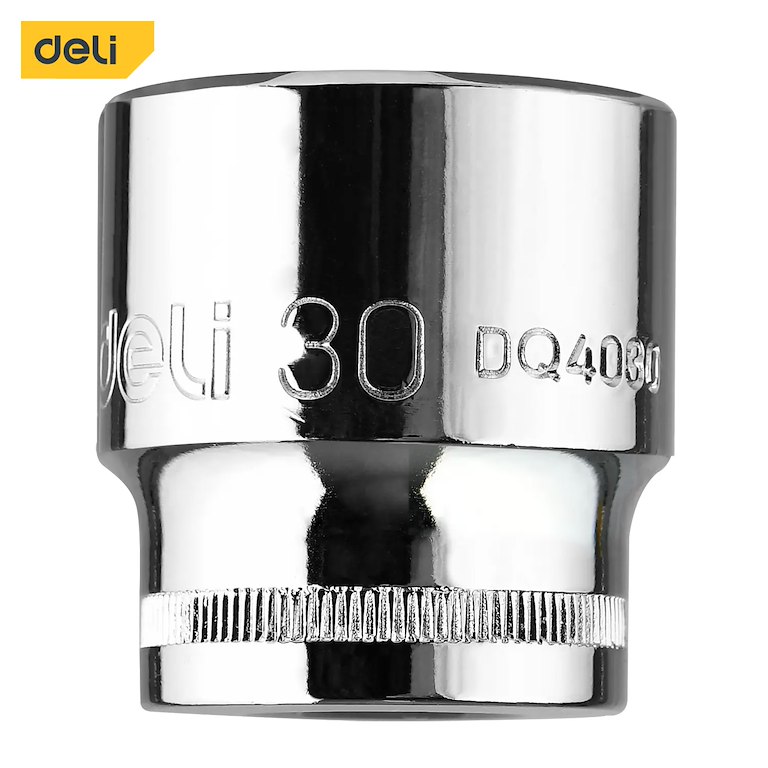 DELI Ključ nasadni 1/2" kratki 30mm