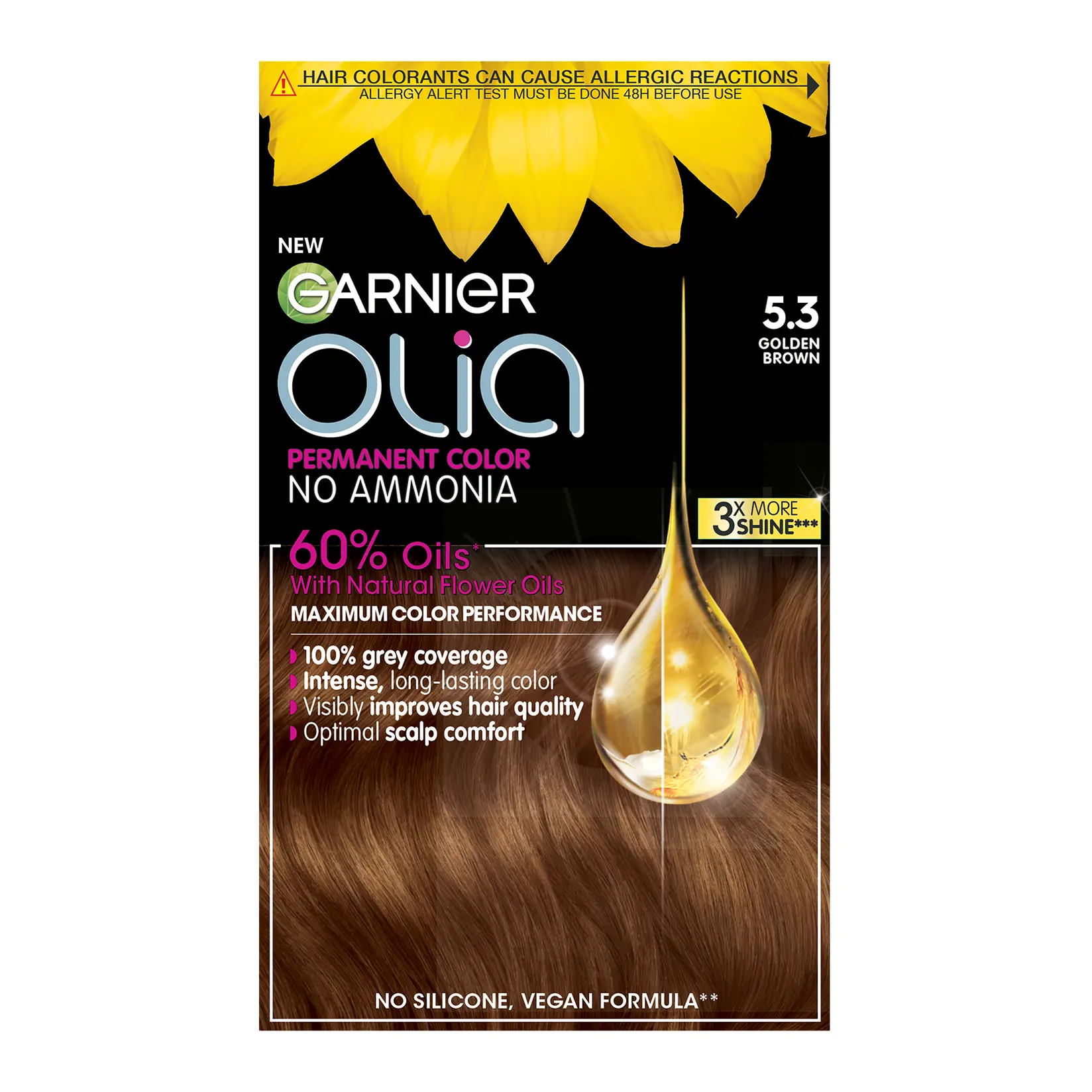 GARNIER Olia Boja za kosu 5.3 Zlatno smeđa