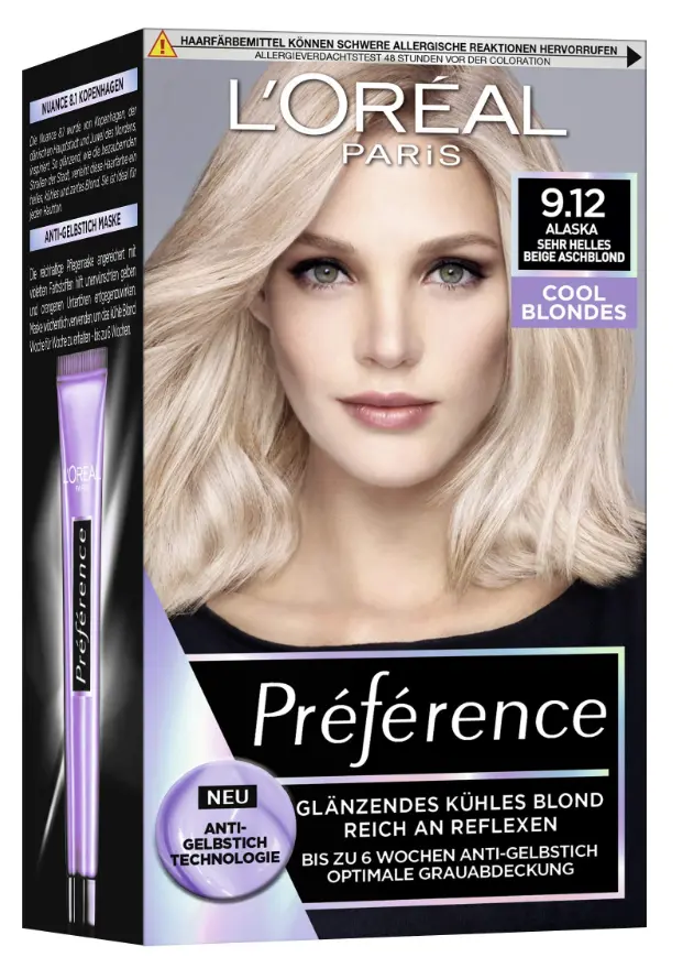 L'oreal Preference Farba za kosu 9.12