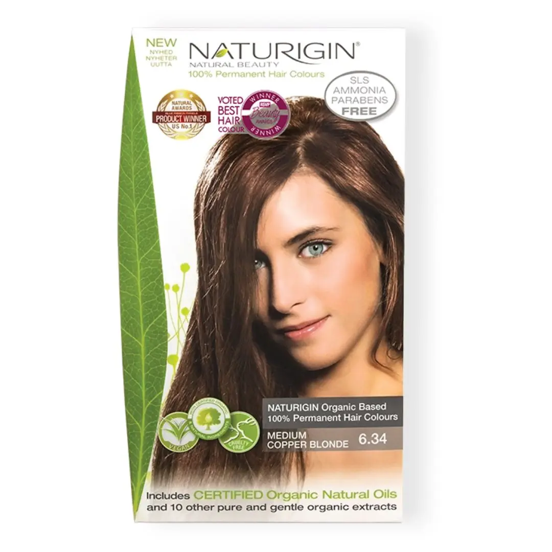NATURIGIN Farba za kosu MEDIUM COPPER BLONDE 6.34