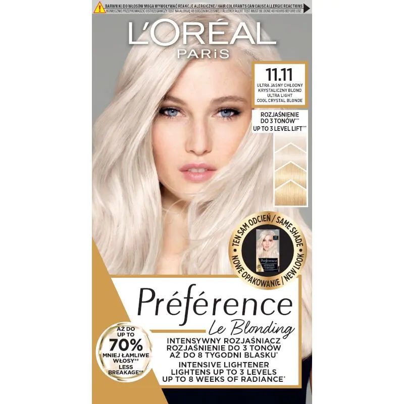 L'oreal Farba za kosu Préférence 11.11 Venice Cool Crystal Blonde
