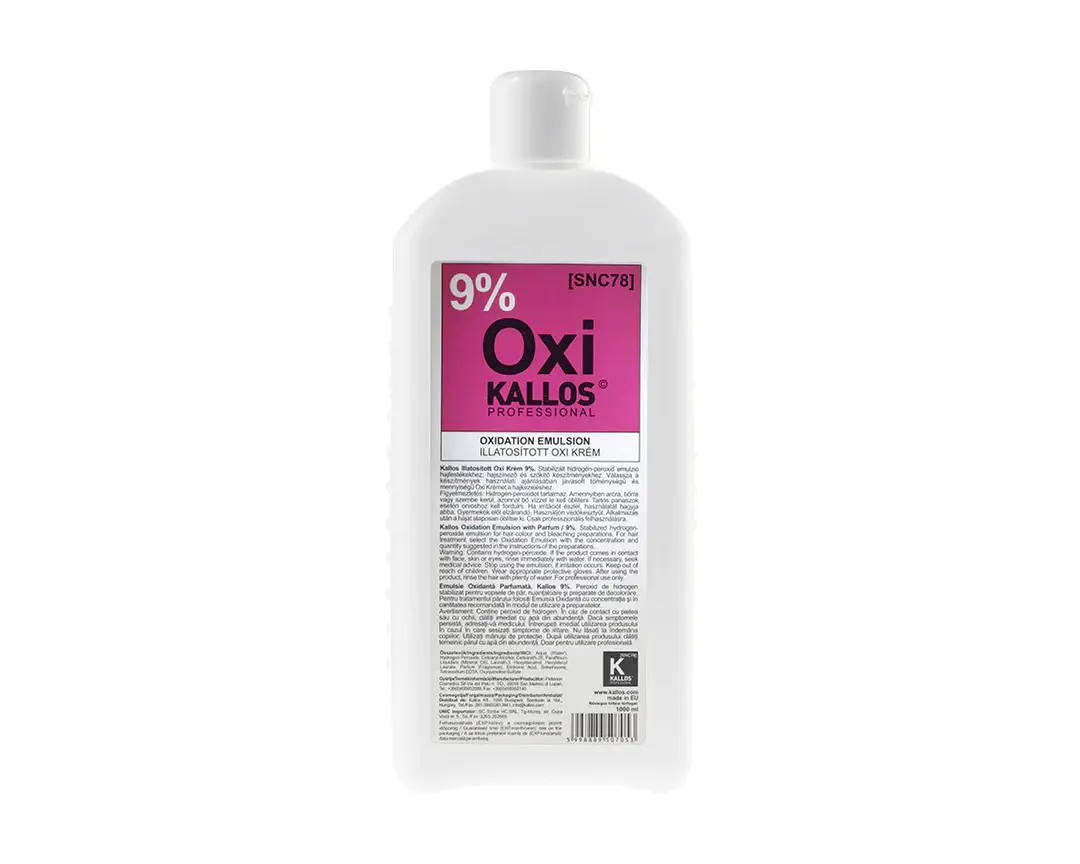 KALLOS Oxi Hidrogen za farbanje, 9%, 1000ml