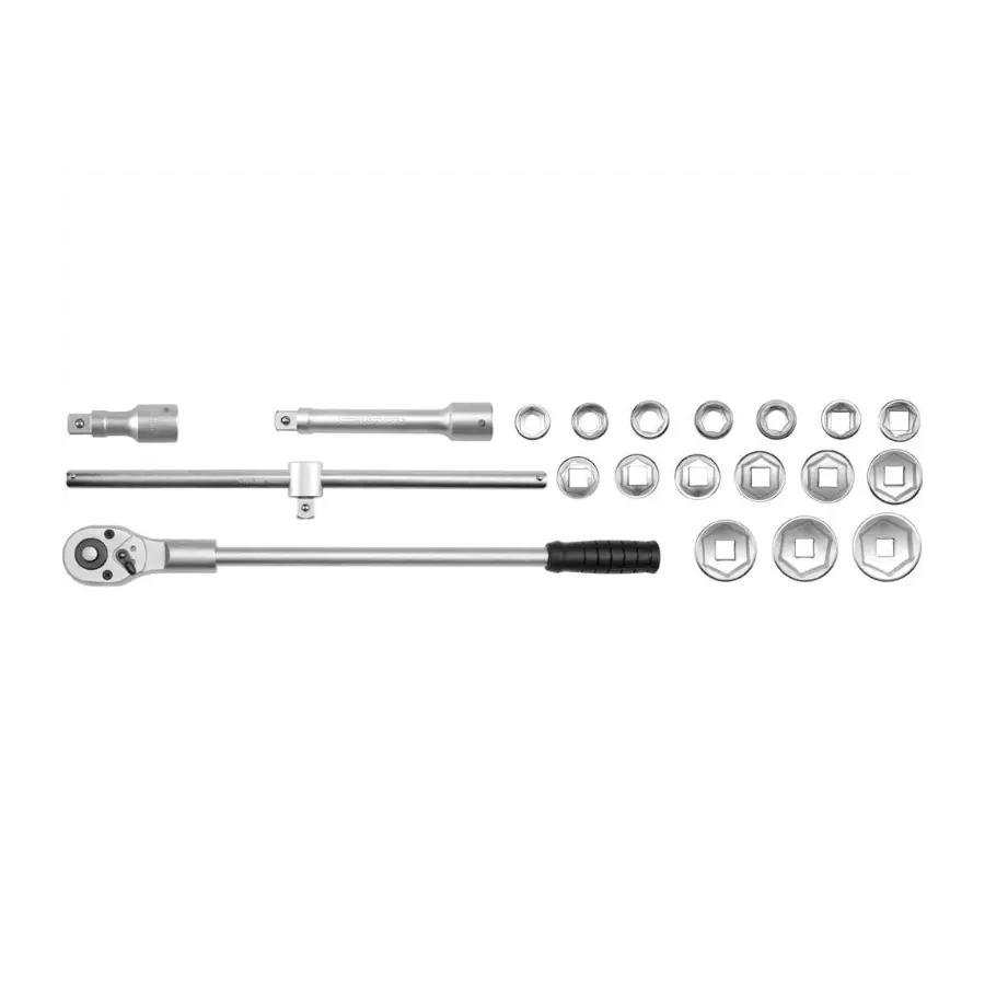 YATO YT-1335 Set nasadnih kapica 3/4", 19-50mm, 20 komada