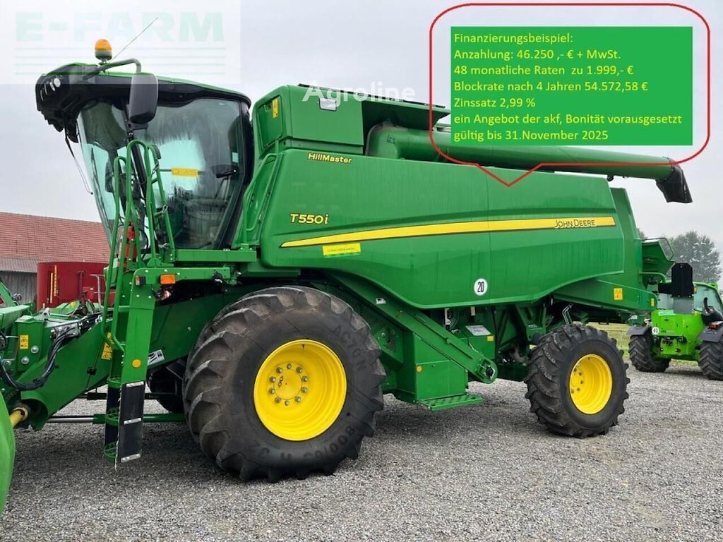 John Deere t550 hm (my19) kombajn za žito
