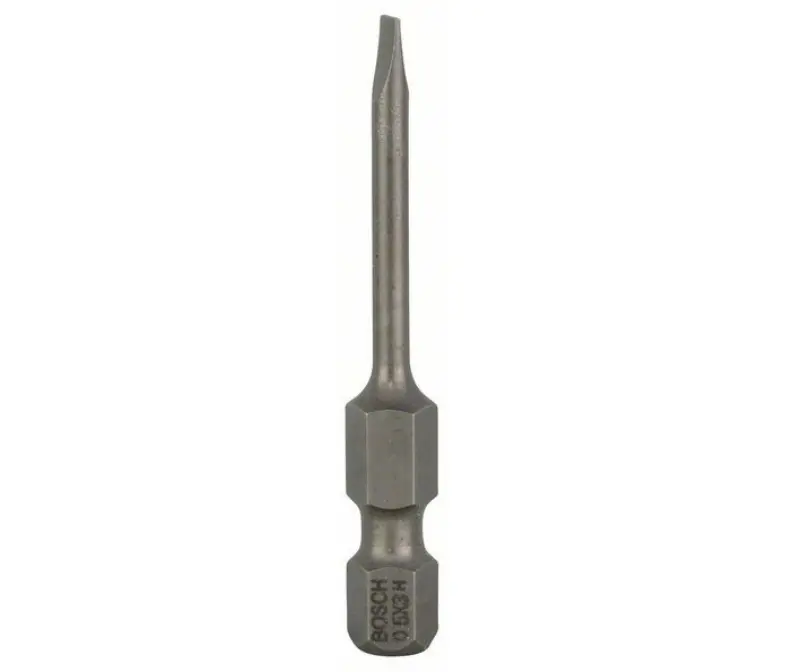BOSCH Bit odvrtača ekstra-tvrdi 2607001473 S 0.5x3 49 mm sivi
