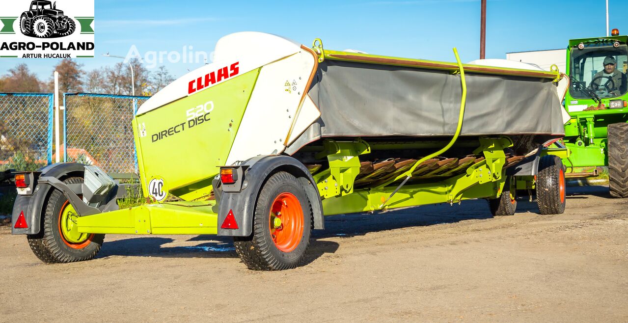 Claas DIRECT DISC 520 CENTOUR PRO NT roto-žetelica