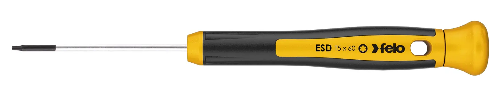 FELO Precizni antistatički šrafciger TORX ESD TX5 x 60 25805160