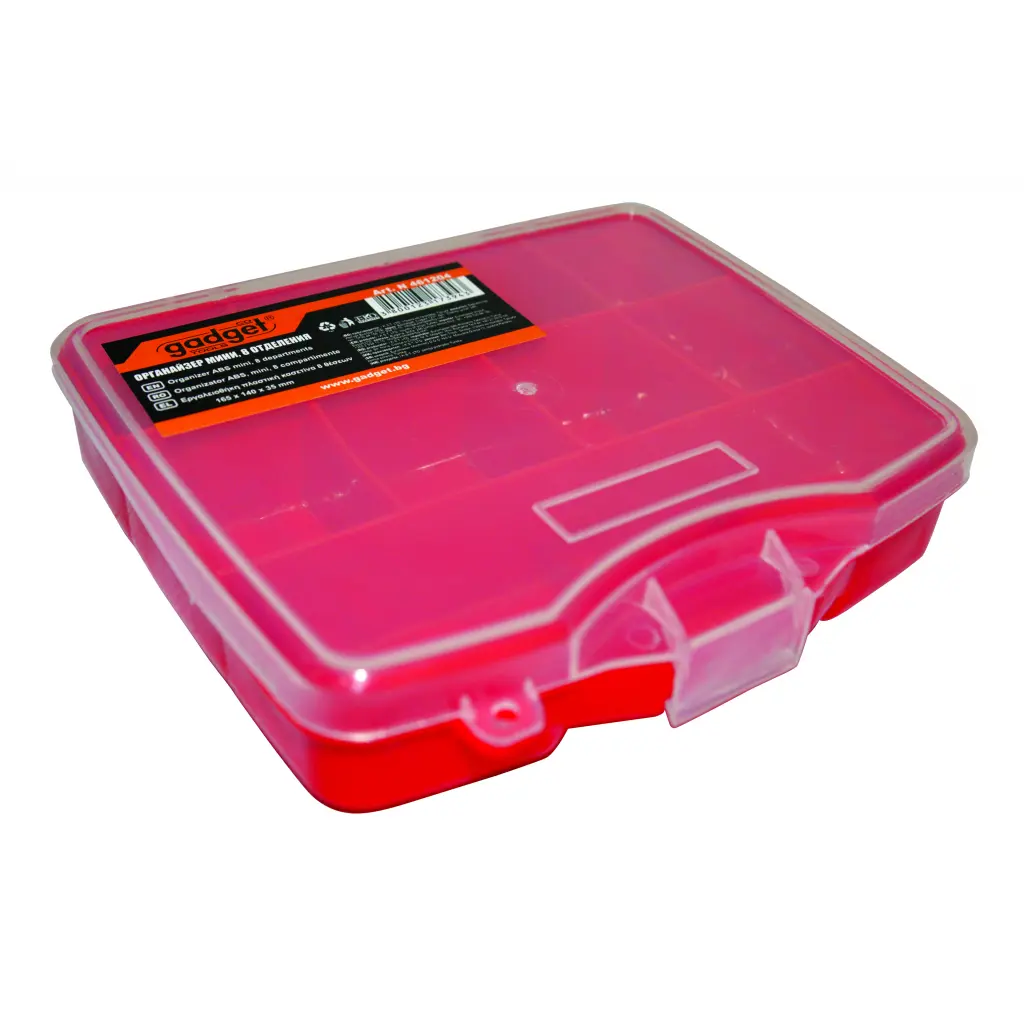 Topmaster GD 461204 Kutija za alat, 8 mesta, 165x140x35 mm