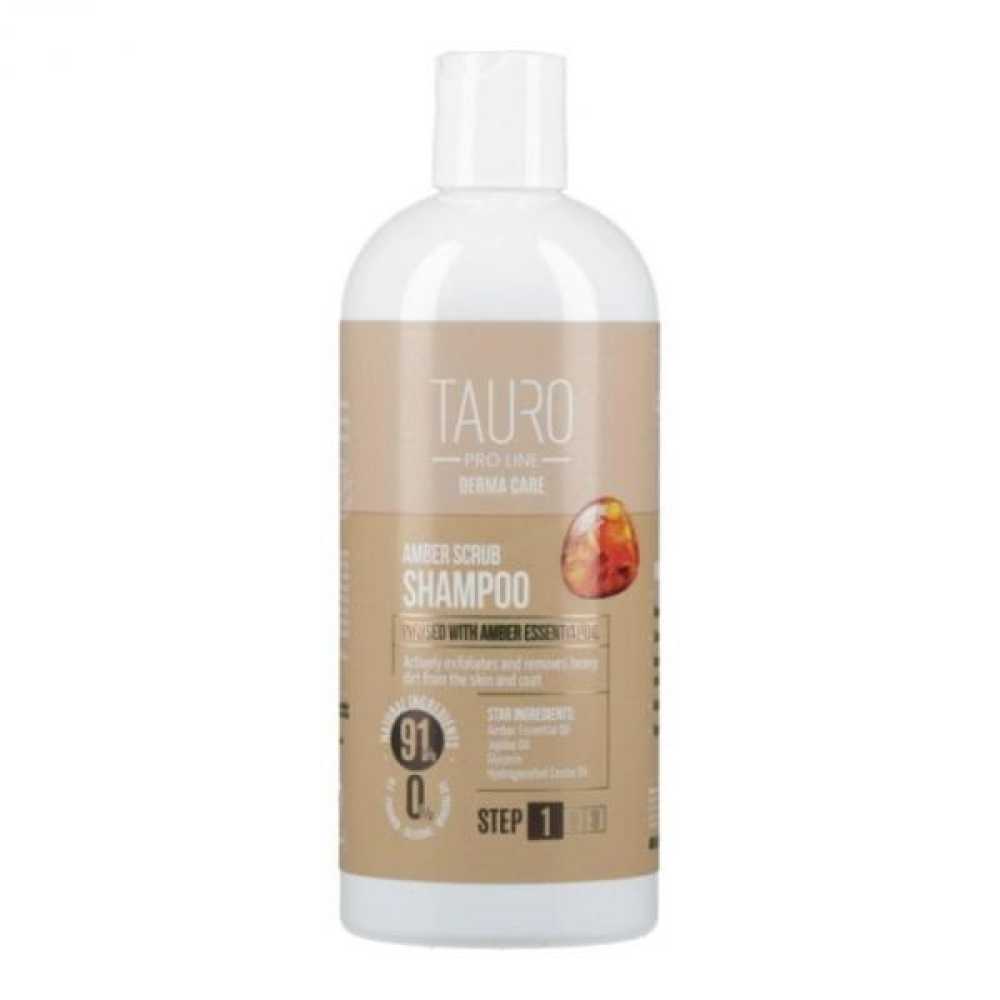 Tauro Pro Line Derma Care Amber Scrub Shampoo 400ml