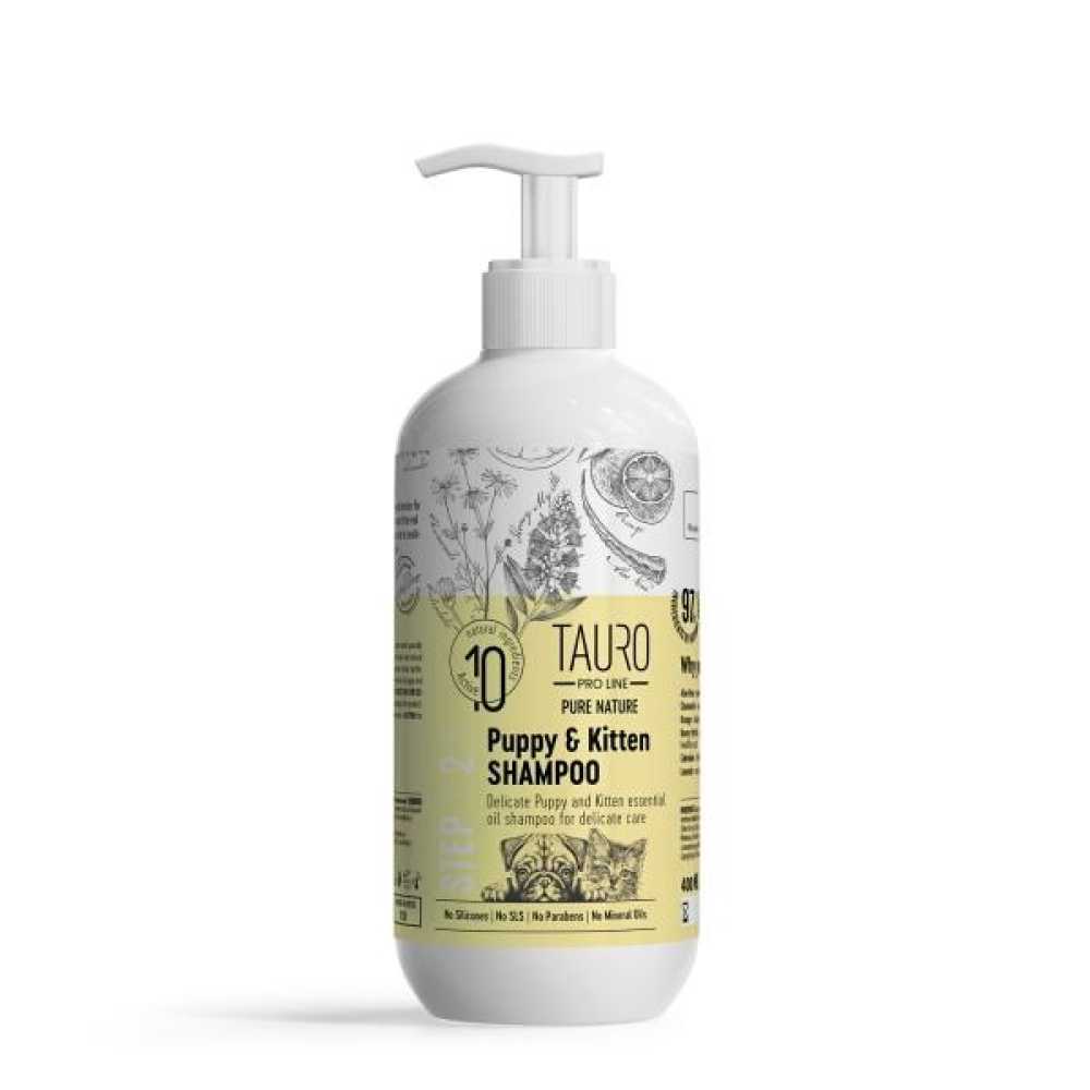 Tauro Pro Line Pure Nature Delicate Puppy&Kitten Shampoo 400ml