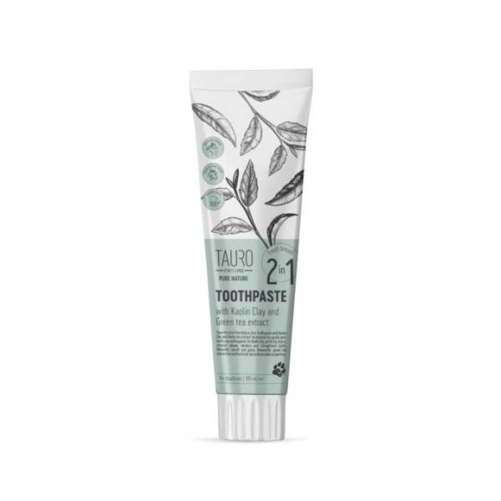 Tauro Pro Line PURE NATURE Toothpaste White clay&Zeolit with Green Tea 100ml