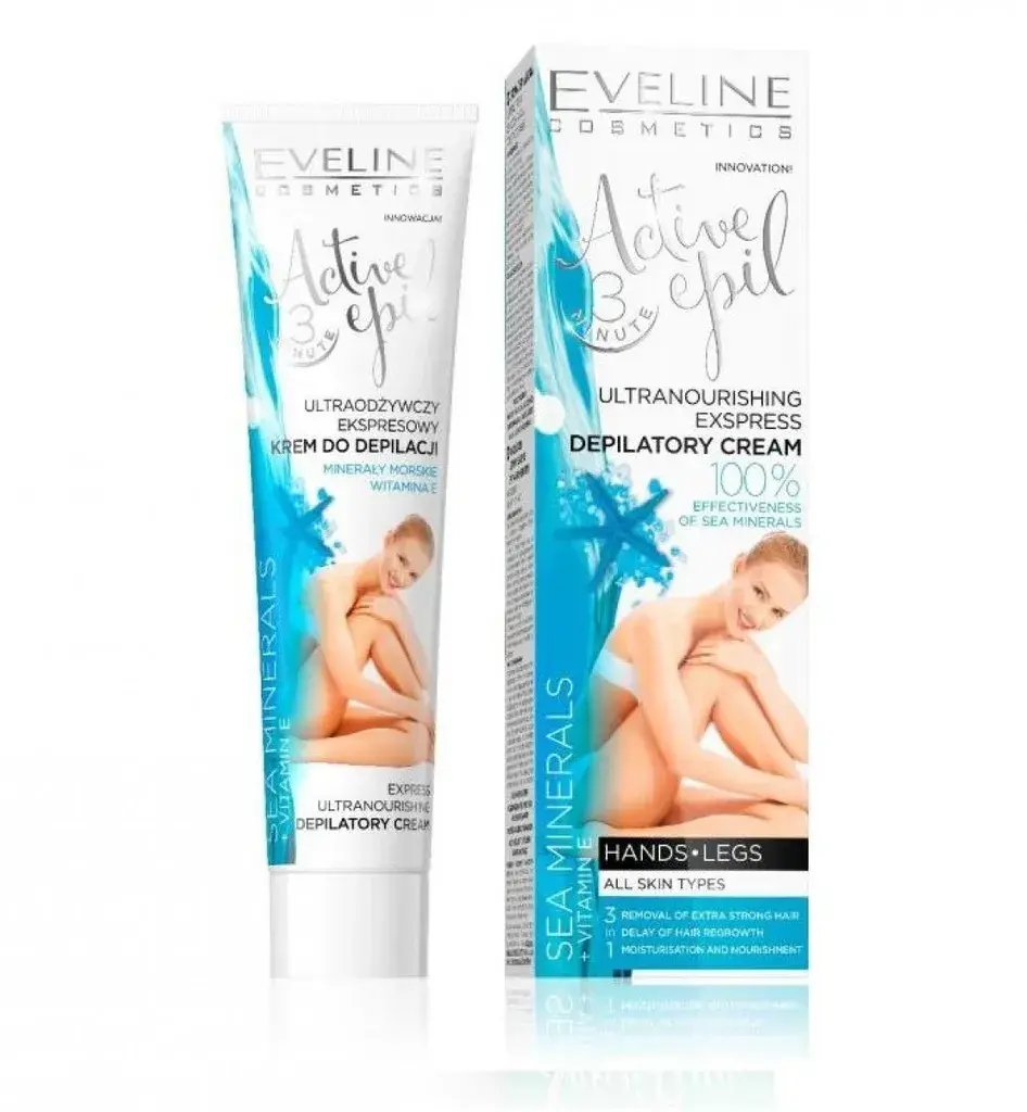 Eveline Krema za depilaciju Sea Minerals, 3 in 1, 125 ml