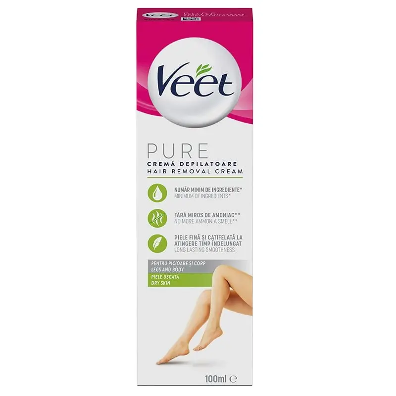 VEET Pure Krema za depilaciju za suvu i osetljivu kožu 100ml