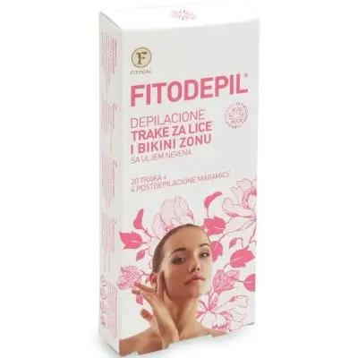 FITOGAL Fitodepil depilatorske trake - lice