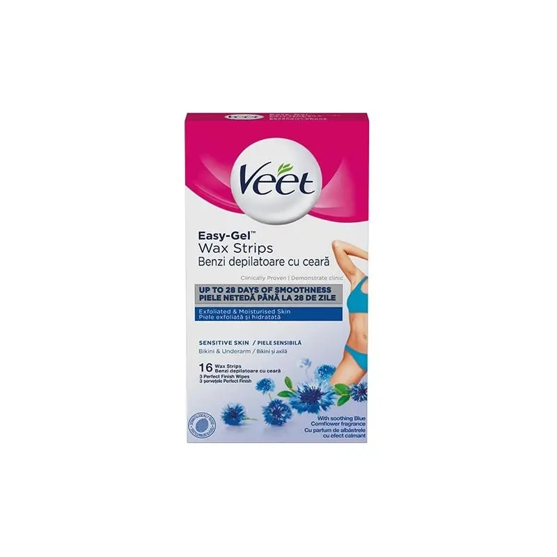 VEET Trake za depilaciju Sensitive B&U 16/1