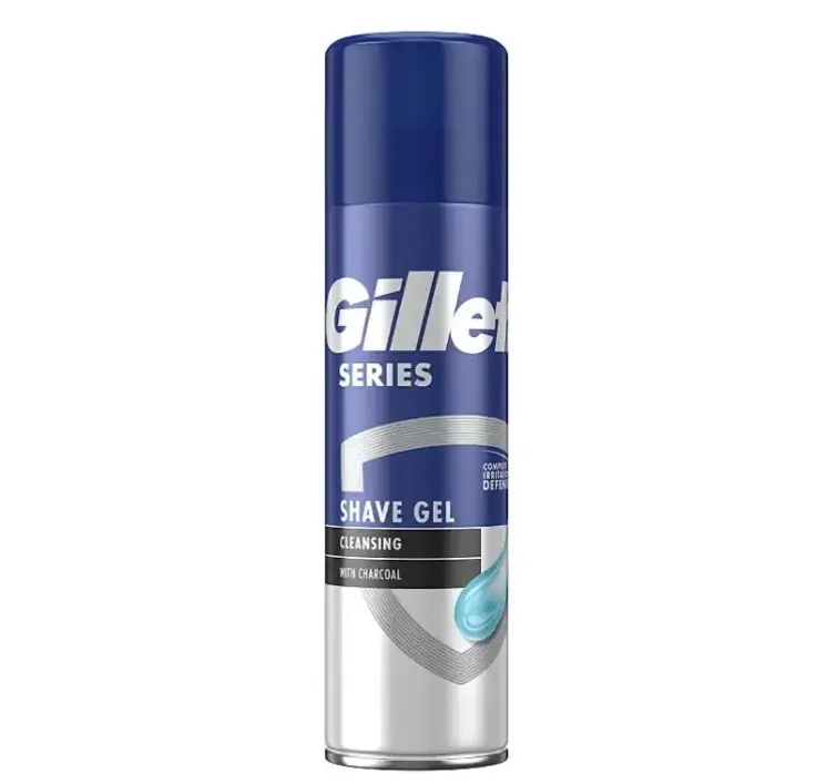 GILLETTE Gel za brijanje Series cleansing Charcoal 200 ml