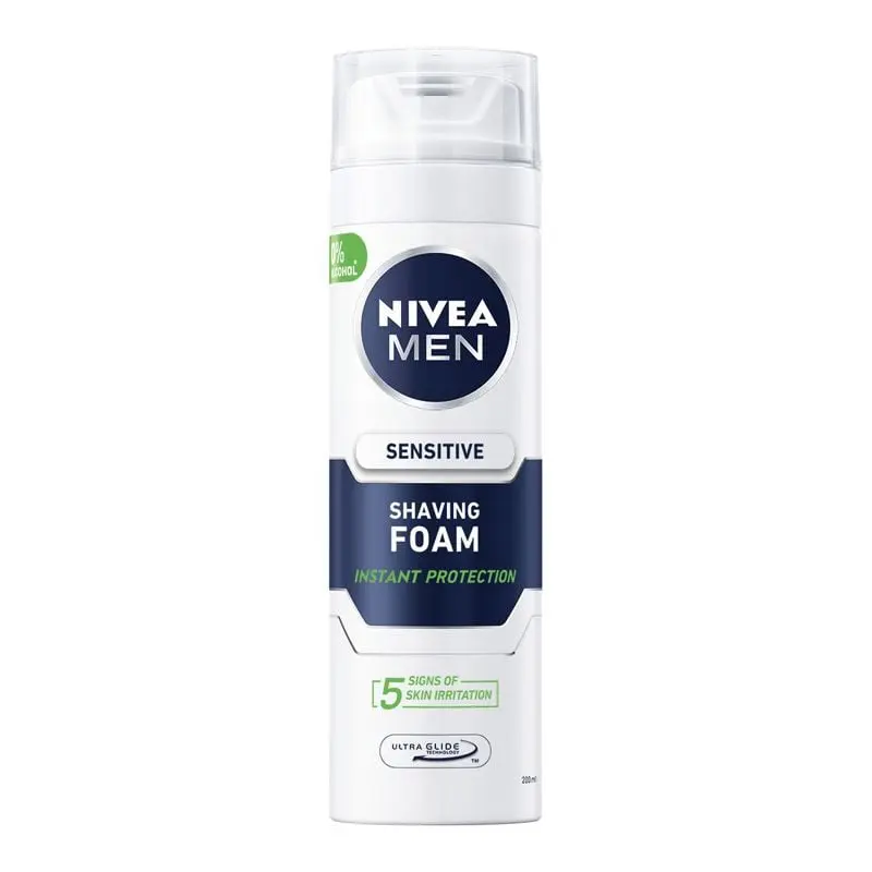 NIVEA Pena za brijanje za osetljivu kožu 200ml
