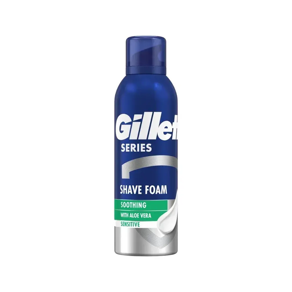 Gillette Pena za brijanje Series Sensitive, 200 ml
