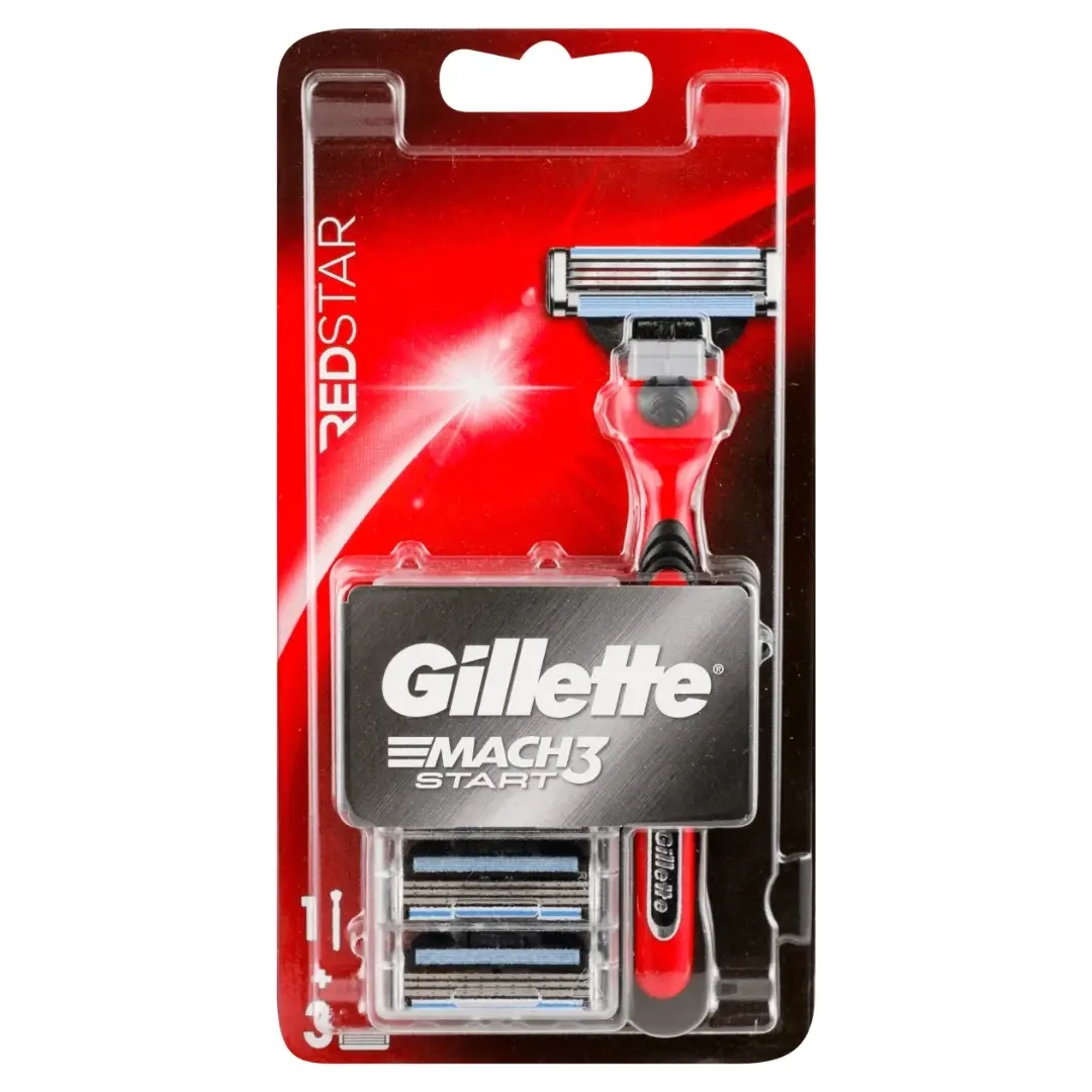 GILLETTE Aparat za brijanje sa 3 zamenske glave Mach3 Start