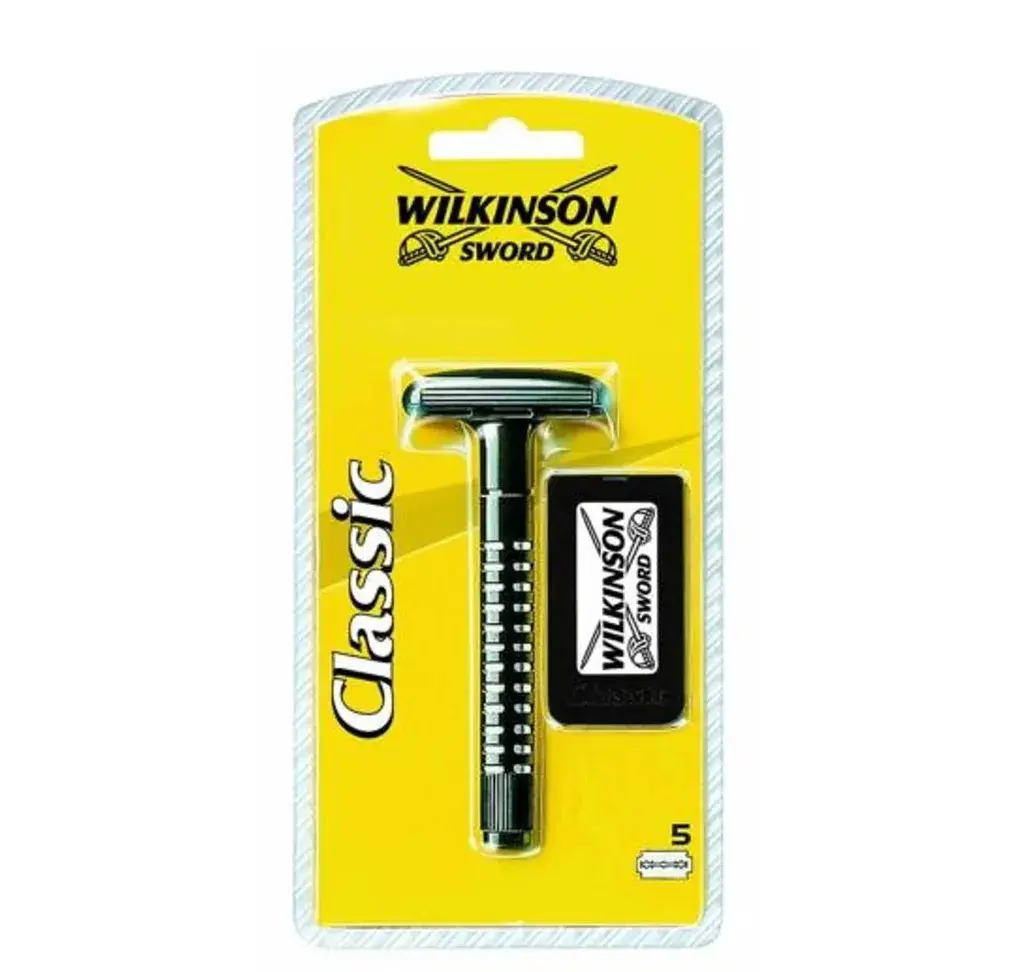 Wilkinson Brijač Double Edge sa 5 dopuna, Crni