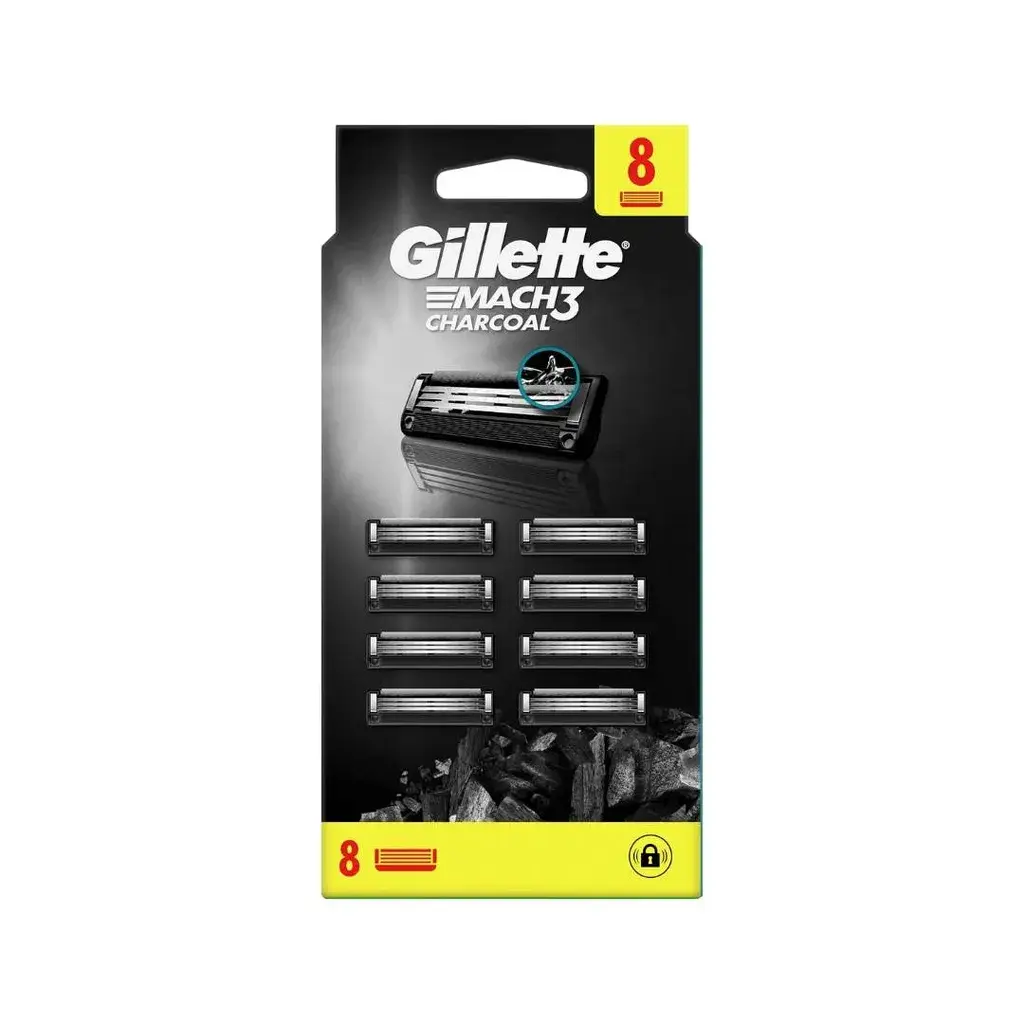 Gillette Dopuna za brijač Mach 3 Charcoal, 6 komada