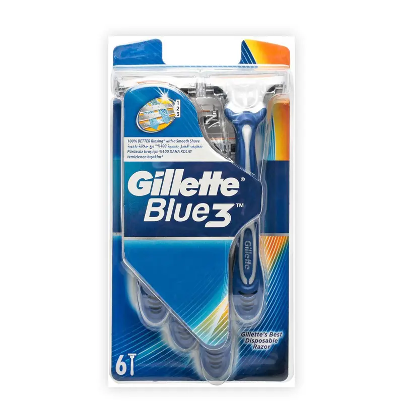 GILLETTE Brijač Blue 3 - 6 komada